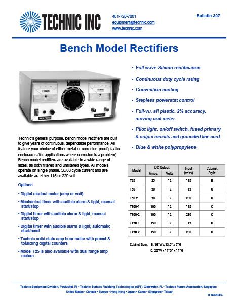 Plating Rectifiers | Technic Inc.
